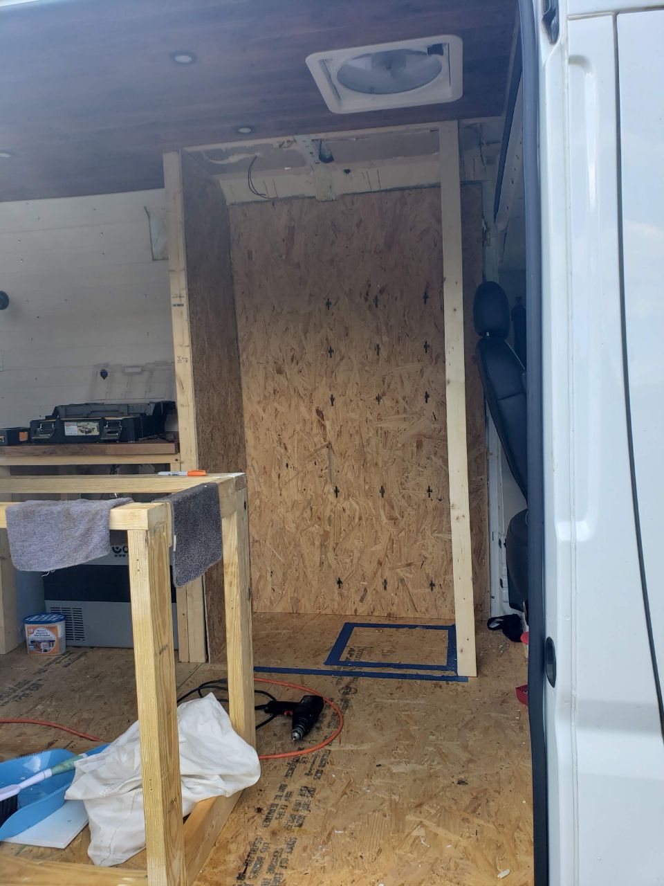 Van Conversion: Building Our Bathroom – Just Edith