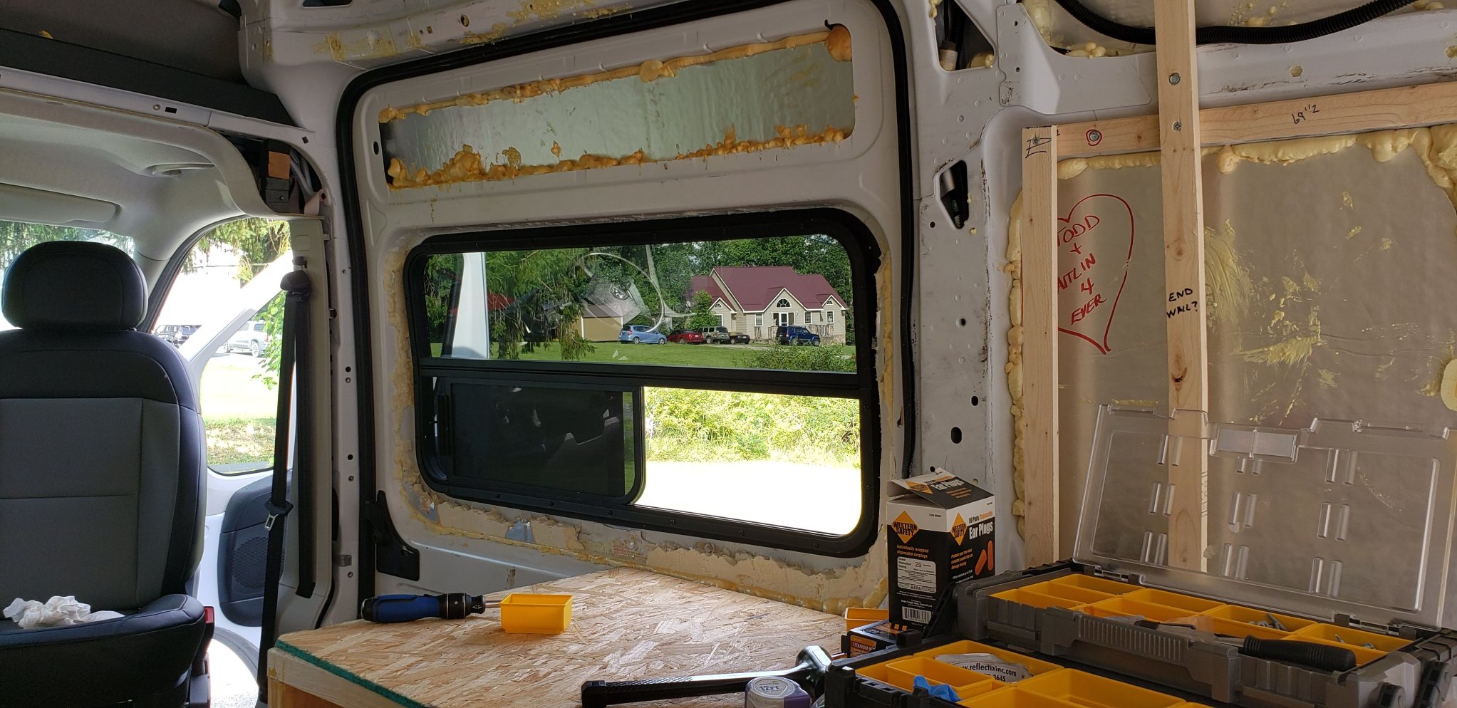 Van Conversion: Installing Van Windows – Just Edith