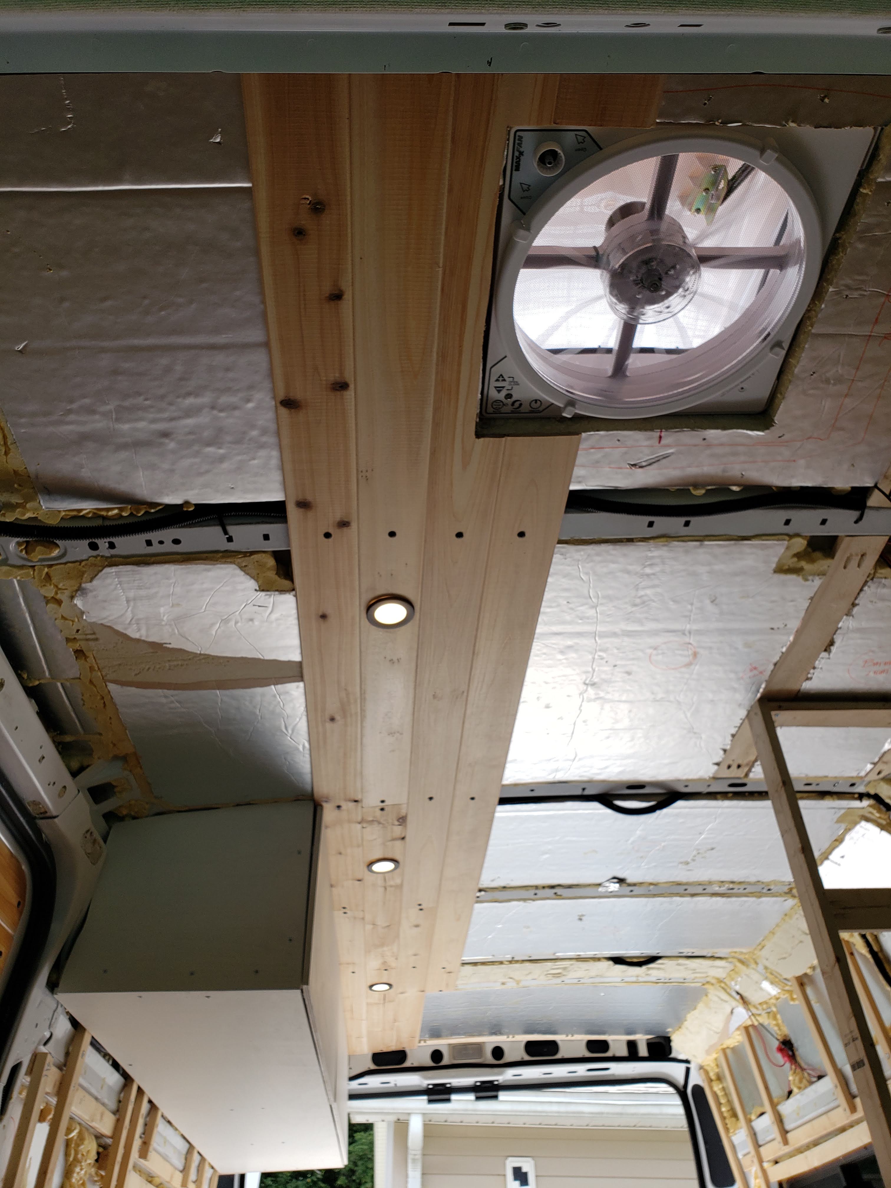 Van Conversion: Framing plus Installing the Wall and Ceiling – Just Edith