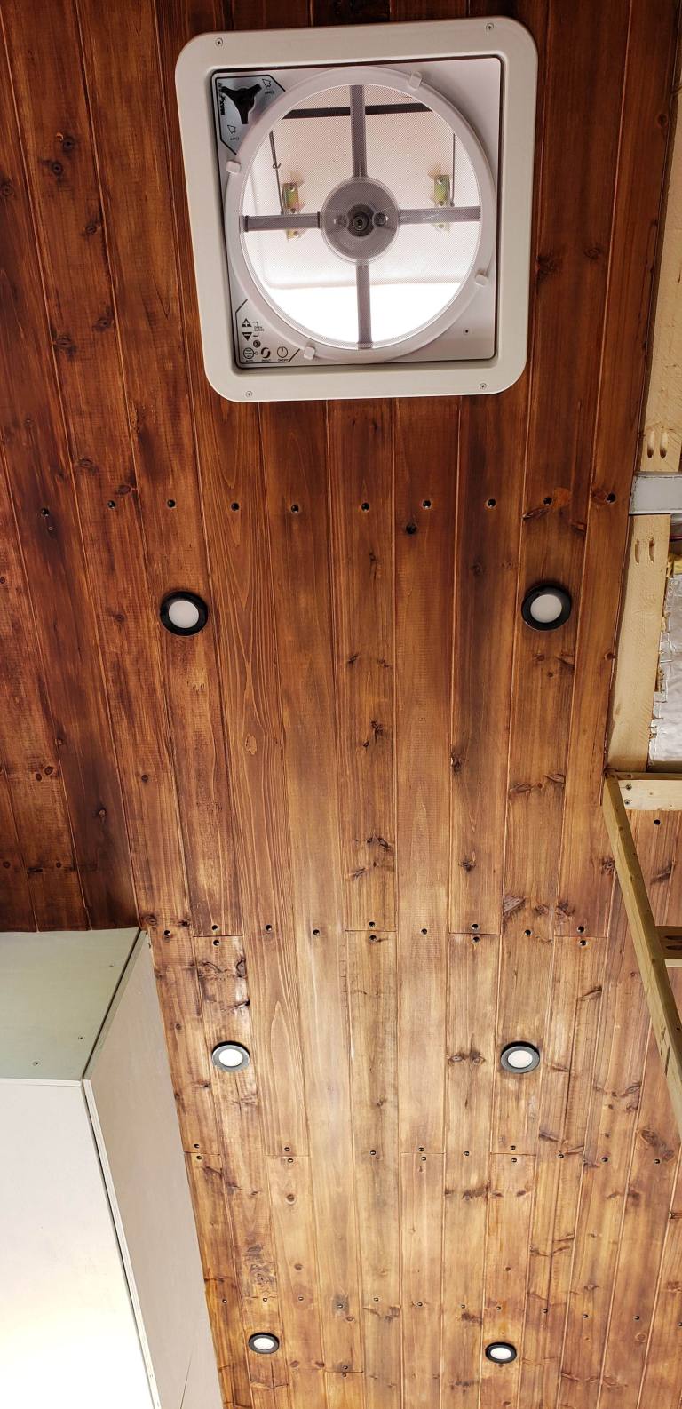 Van Conversion: Framing plus Installing the Wall and Ceiling – Just Edith